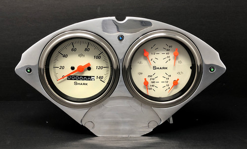 1955-1956 Chevy Car 2 Hole Shark | dolphin-gauges