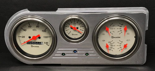 1948-1950 Ford Truck 3 Hole Shark | dolphin-gauges