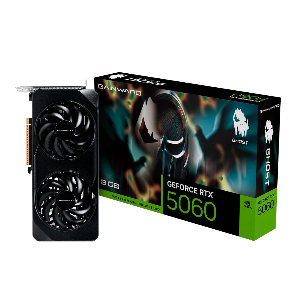 Placa de Vídeo Gainward NVIDIA GeForce RTX 5060 Ghost, 8GB, GDDR7, DLSS ...