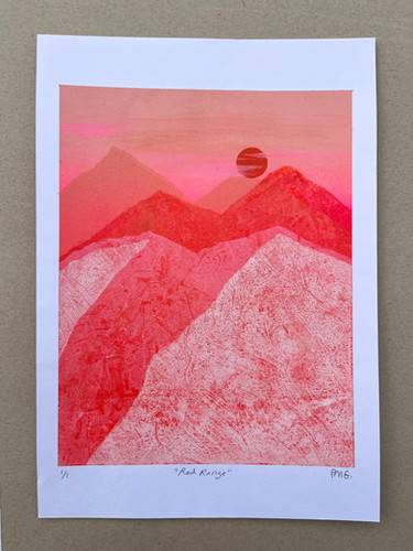 Red Ranges | Phoebe Gander Art
