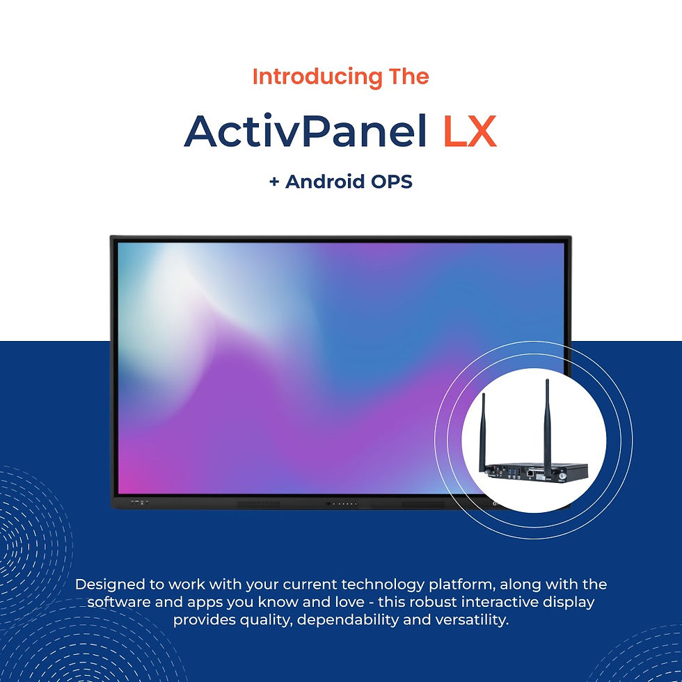 ActivPanel LX, ActivPanel 9, ActivPanel 9 Premium Comparison
