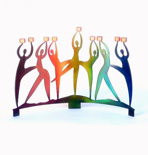 8" Festival of Lights Menorah | lynnraelowe