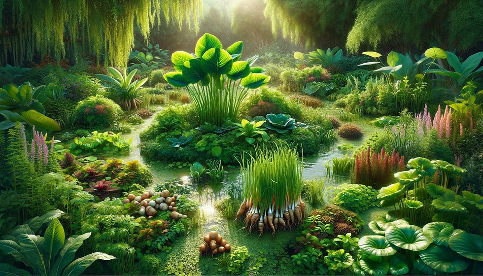 Growing Your Own Edible Wetland Garden