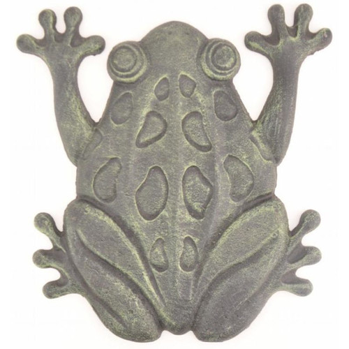 Frog Stepping Stone Antique Bronze | Slickblue