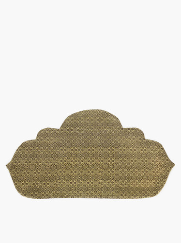 Altar Place Mat, Floral Brocade In Pure Silk | Blessed Temple Idols