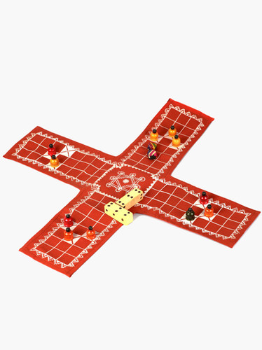 Pagade Aata, Ancient Dice Game, Handstitched In Cotton Cloth ...