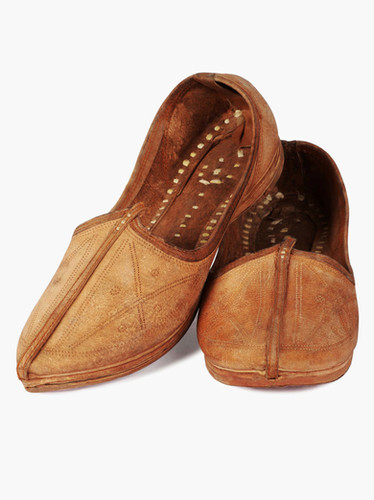 Hand-stitched Traditional Jodhpuri Juties, in Pure Leather | soilofindia.in