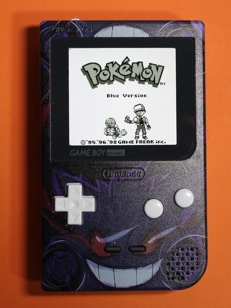 Modded GameBoy Pocket w/ IPS Display (Gengar) | NORTH POLE RETRO