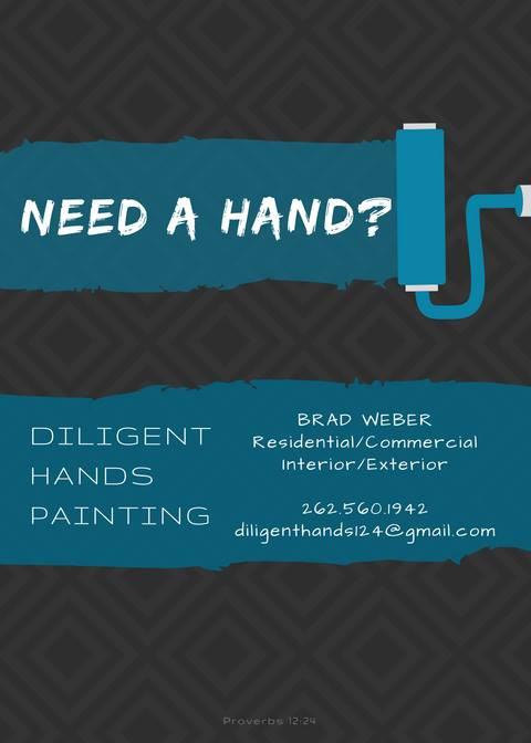 Diligent Hands Painting, LLC. Oconomowoc, WI.