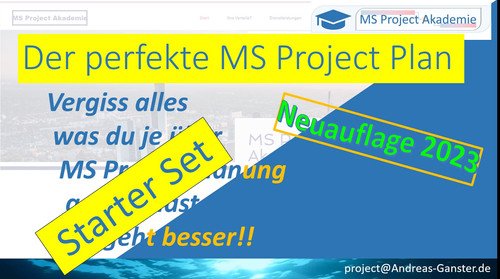 Starter Set "Der perfekte MS Project Plan" | MS Project Akademie