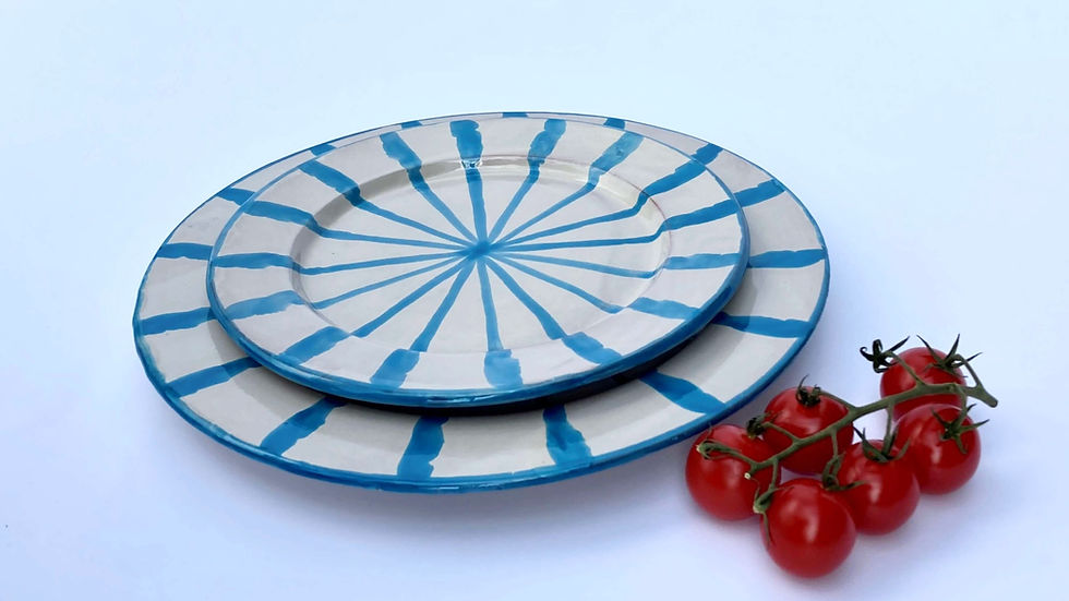Gekleurd Spaans servies uit aardewerk | Winkel 2/3