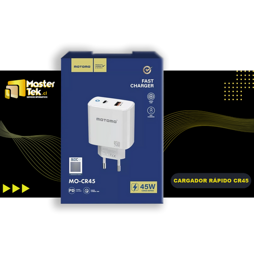CARGADOR RÁPIDO CR45 | MasterTek