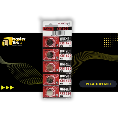 Pilas Maxell Cr1620 Litio 3v Alcalina Japonesa | MasterTek