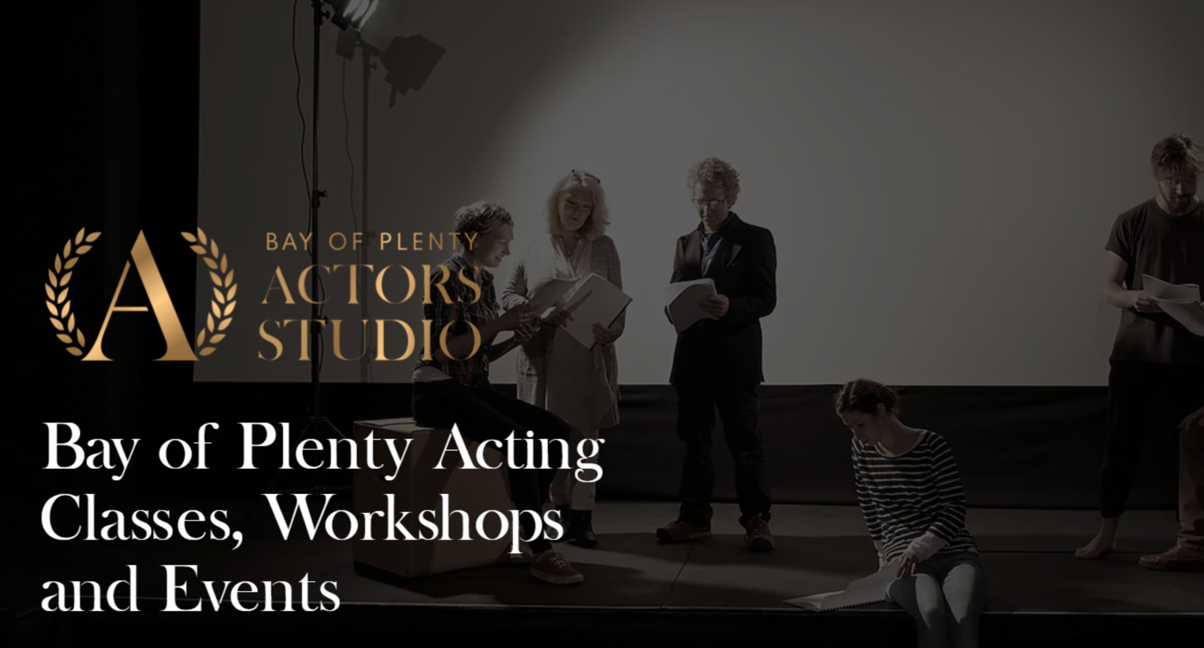 Home | Bay of Plenty Actors Studio | Screen Acting Classes