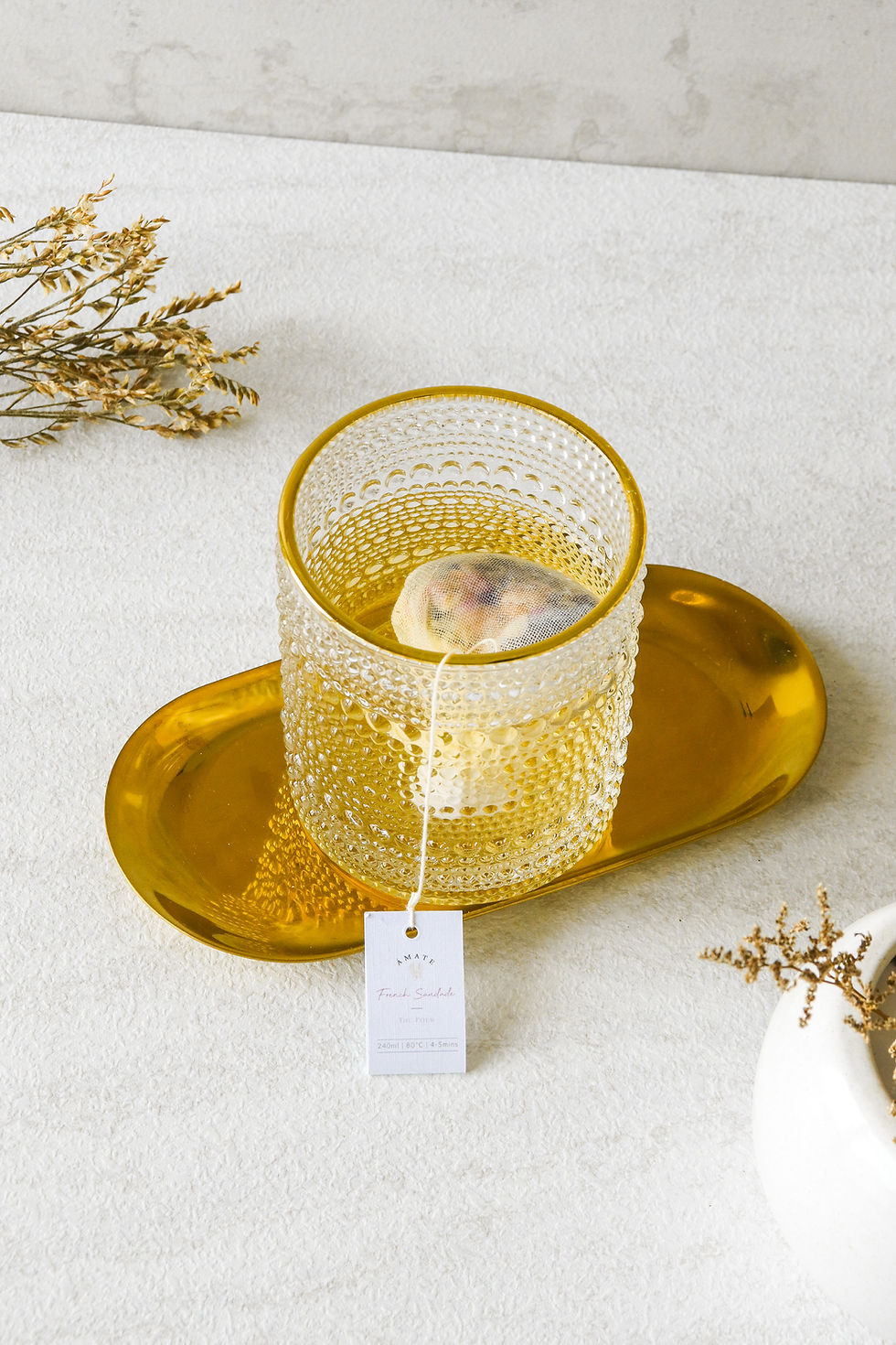 Premium Artisan Tea Blend in Cotton Tea Bag | Tea by ÁMATE