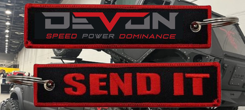 Send it Keychain | Devon Built