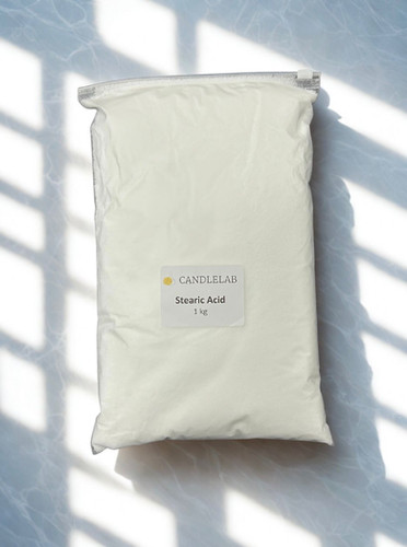 Stearik Asit 1kg - %100 Bitkisel Mum Sertleştirici | CandleLab