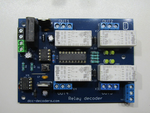 DCC Relay decoder