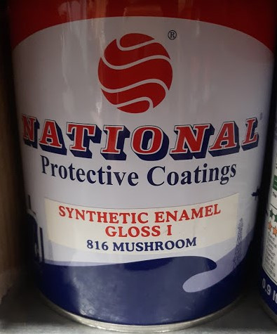 NATIONAL PAINT SYNTHETIC ENAMEL GLOSS MUSHROOM 816 مشروع صناعة الفطر ...