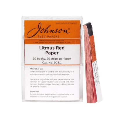 Johnson Litmus Red Paper, Qualitative | AceScientific