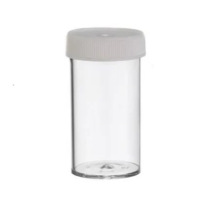 Plastic Vial Bottle B121 Push-On Cap, Approx. 10ml | AceScientific