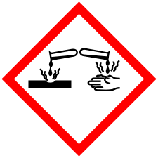 GHS Sticker Label - Corrosive | AceScientific