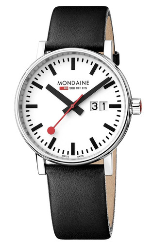 Mondaine Watch - EVO 2 - Big Date - ø40mm - MSE.40210.LBV - Swiss Made ...