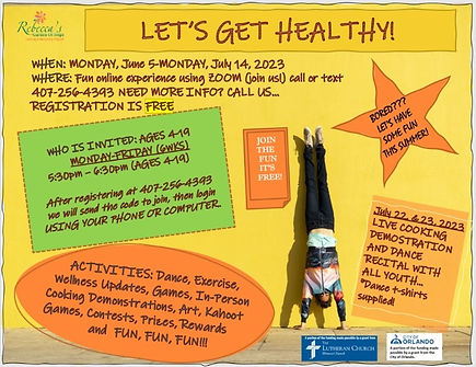 Healthy Lifestyles Summer Program