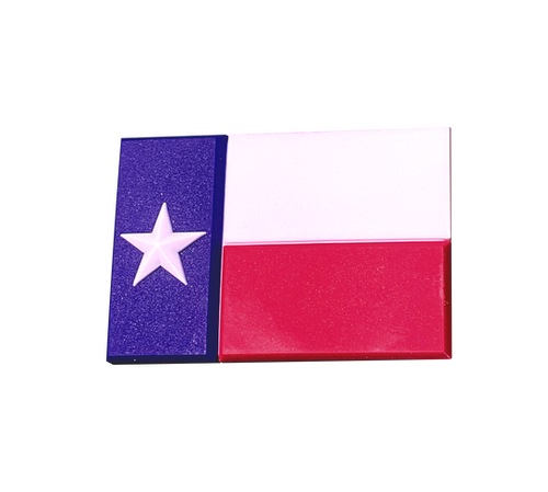Texas State Flag Mini Decal | Raised Decals