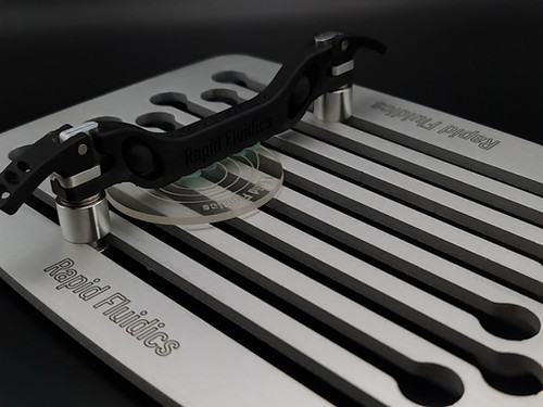 RF Modular Microfluidic Gantry Clamp | Rapid Fluidics Ltd