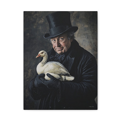 Scrooge and the Christmas Goose Matte Canvas, Stretched, 1.25" | The ...