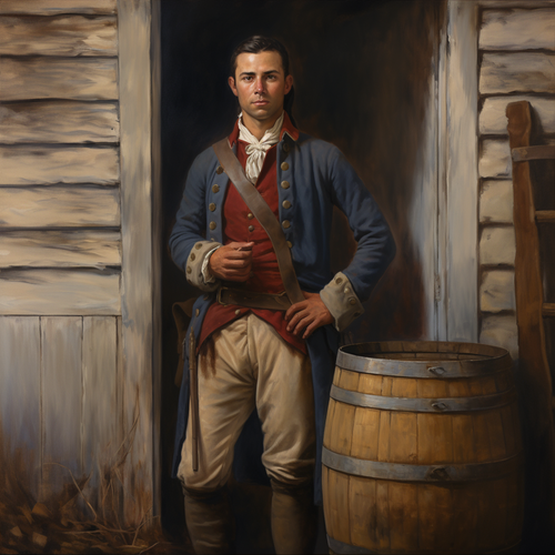 PIck a Portrait Handsome Colonial Soldier | The Primitive Home