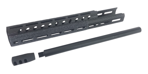 FCW Carbon Fiber TT 14" Rail Set For MPX AEG/GBB w/ Stippling | Octagon ...