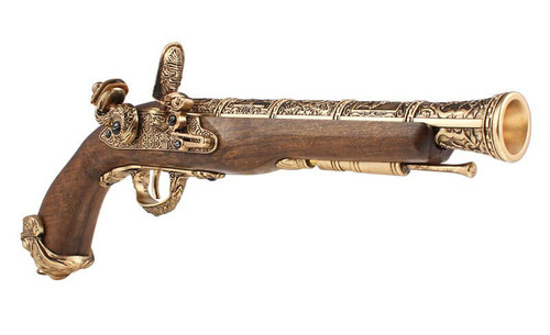 HFC GAS Pirate Flintlock Pistol Golden Color HG502 | Octagon Airsoft