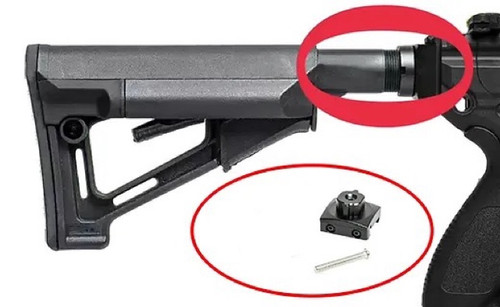 FCW M4 AEG Buffer Tube Set For 1913 Picatinny 20mm Rail | Octagon Airsoft