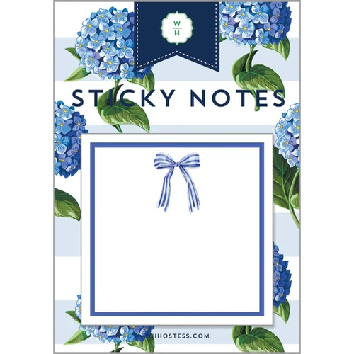 Striped Bow Sticky Notes | Chateau Charmant