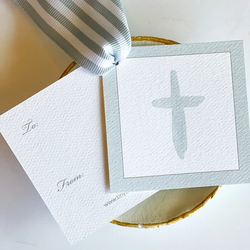 Cross Gift Tags, Set of 12 | Chateau Charmant