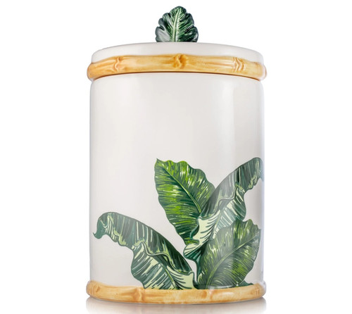 Palm Beach Porcelain Storage Canister | Chateau Charmant