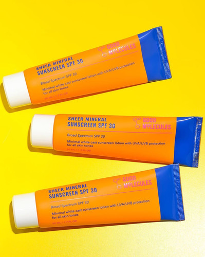 GOOD MOLECULES SHEER MINERAL SUNSCREEN SPF 30(30ml) | Glamlife_GH