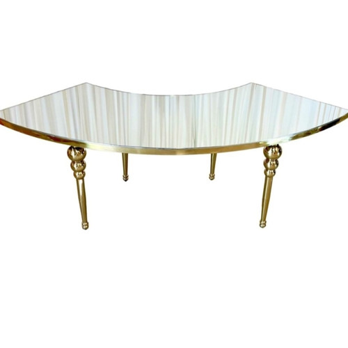 DUBAI SERPENTINE TABLES | MIRROR GOLD | Event Engineers