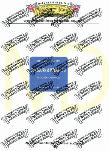 Bradburn & Wedge | Machinery Decals