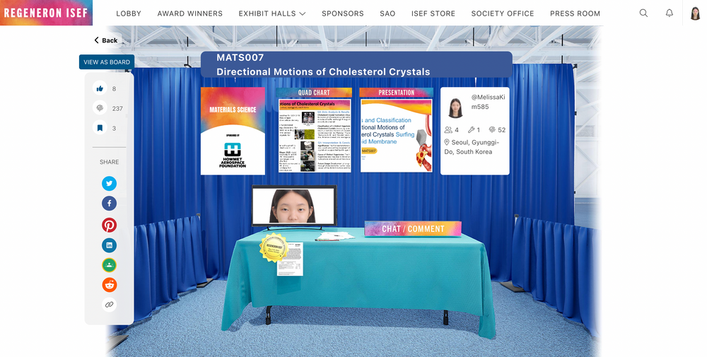 Finalist, Regeneron International Science & Engineering Fair (ISEF ...