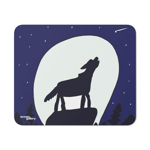 Howling Wolf Mouse Pad by Tristan | Access Gallery