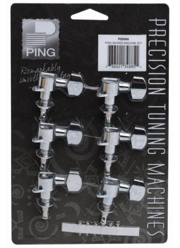 P2656A Set of 6 Left In Line Electric Guitar Tuners Tuning Machines ...