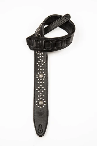 HELIOS Nickel Imbedded SodoLeather Padded Guitar Strap : Tetherax ...