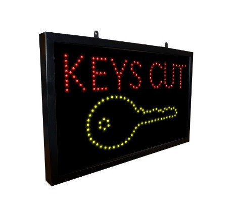 Key Cutting LED Sign | THM