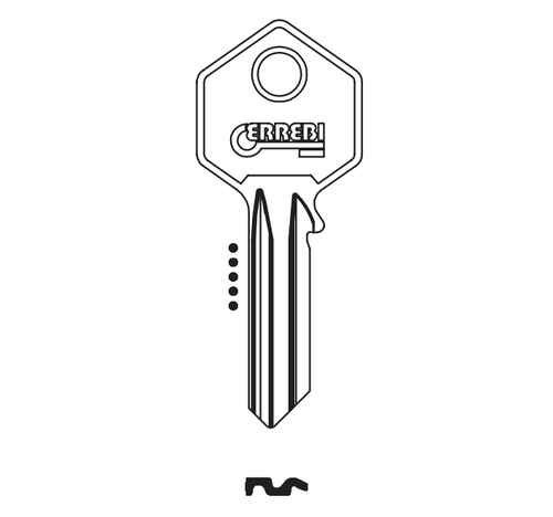 Yale YI5D Errebi Cylinder Key Blank (SILCA YA226 / JMA YA1D / KL YE5D ...