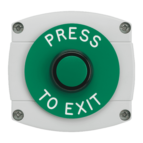 ASEC Surface Mounted Button - `Press To Exit` | THM