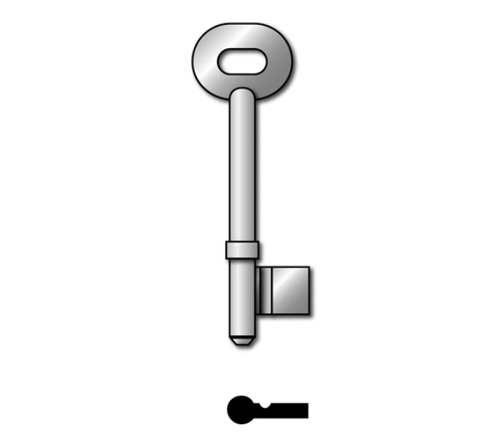 Legge TS157B4 Bulleted Mortice Key Blank (R4/10/16/22 Series) | L097 ...