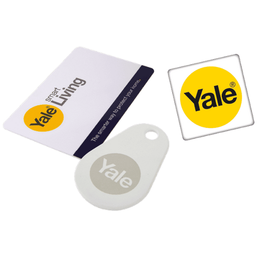 YALE Smart Lock Accessory Key Tag/Card Multi Pack - Key card/phone tag ...